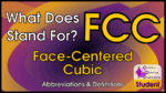 What Does FCC Stand For? Face-Centered Cubic – Materials Science ...