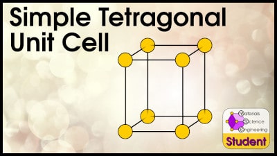 Simple Tetragonal Unit Cell – Materials Science & Engineering